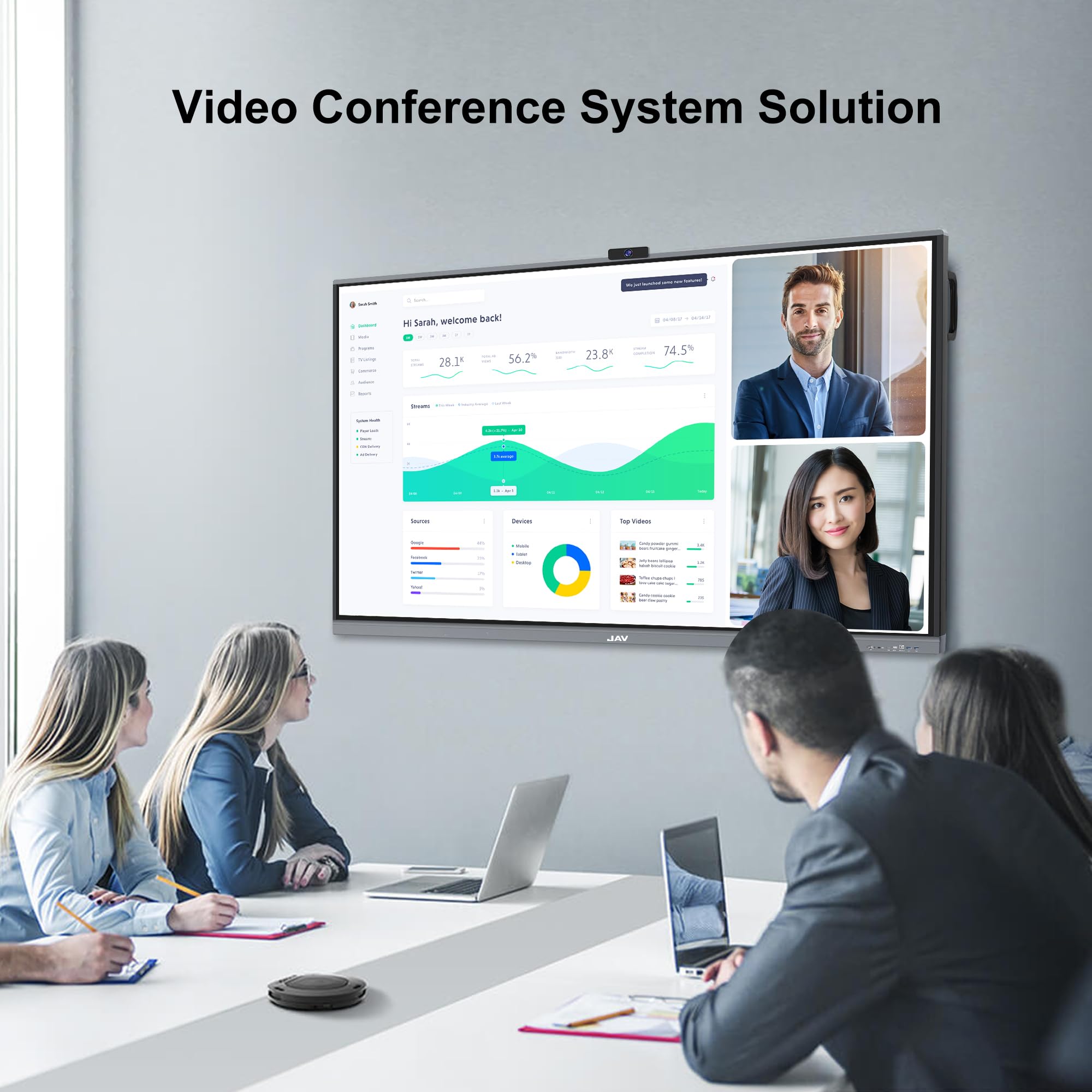 Mua JAV Smart Board H10 Interactive Whiteboard 55 Inch Touchscreen 4K Display Board for ...