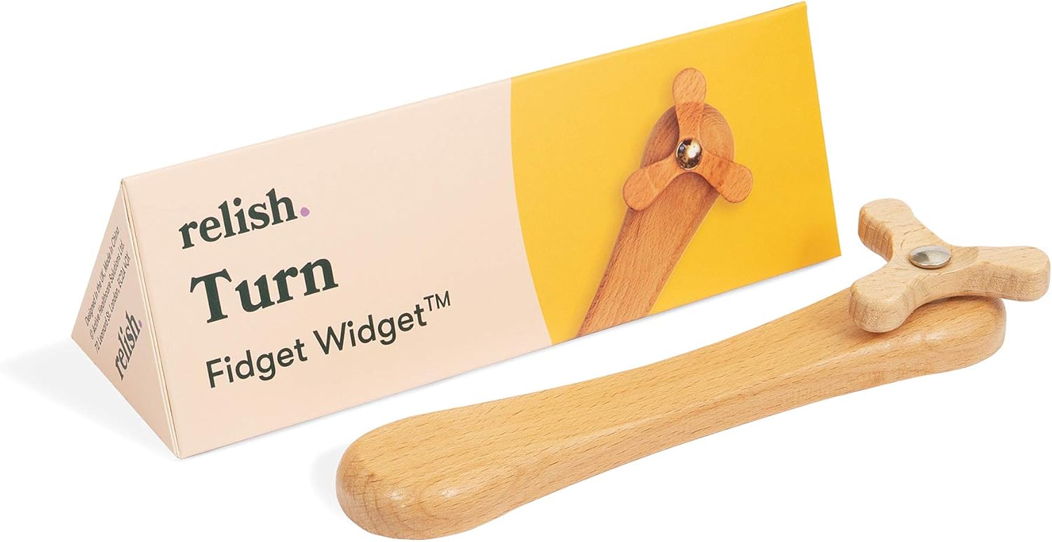 Relish Turn Fidget Widget Wooden Toy – Alzheimers & Dementia Sensory ...