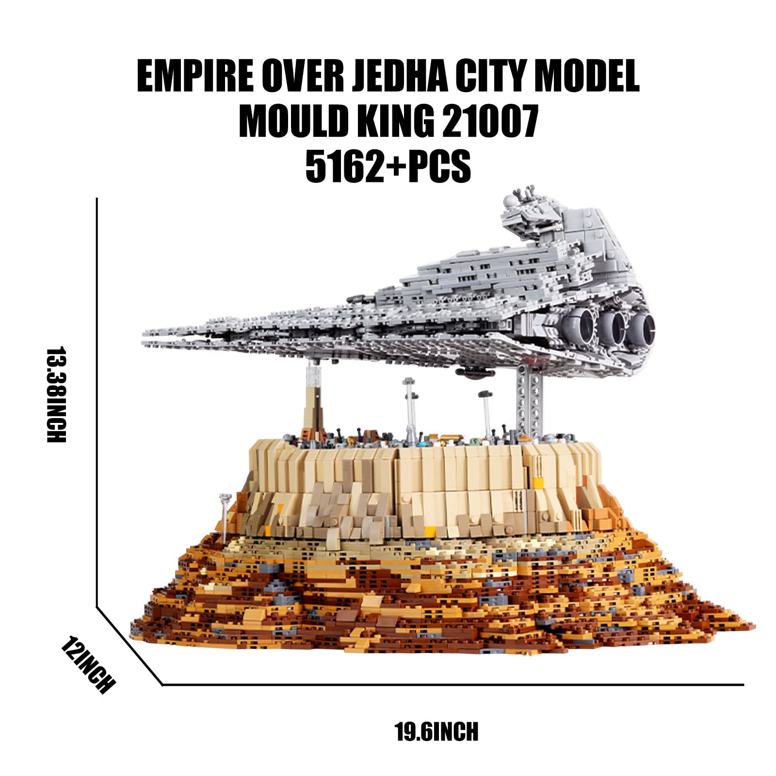 Mua Mould King 21007 Super Star Destroyer Model Kit, 5162+Pcs Spaceship ...