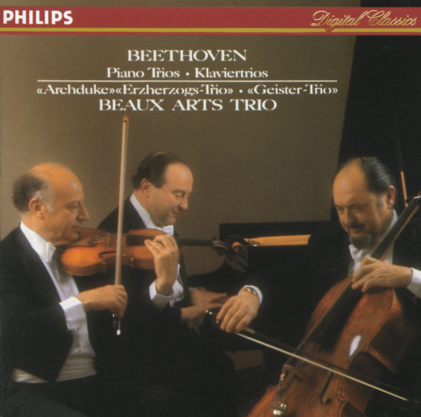 Ludwig van Beethoven, Beaux Arts Trio - Beethoven: Piano Trios No. 5 Geister & No. 7 Archduke ...