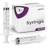 Amazon.com: 10mL Luer Lock Syringe (No Needle) – 100 Pack | Sterile & Individually Wrapped ...