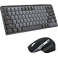 Amazon.com: Logitech MX Mechanical Mini Keyboard + MX Master 3S Wireless Mouse for Mac - Low ...