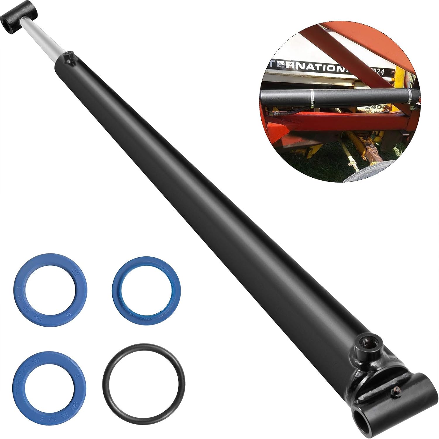 Bestauto Hydraulic Cylinder 2 5 X 48 Inch Hydraulic Ram Cylinder