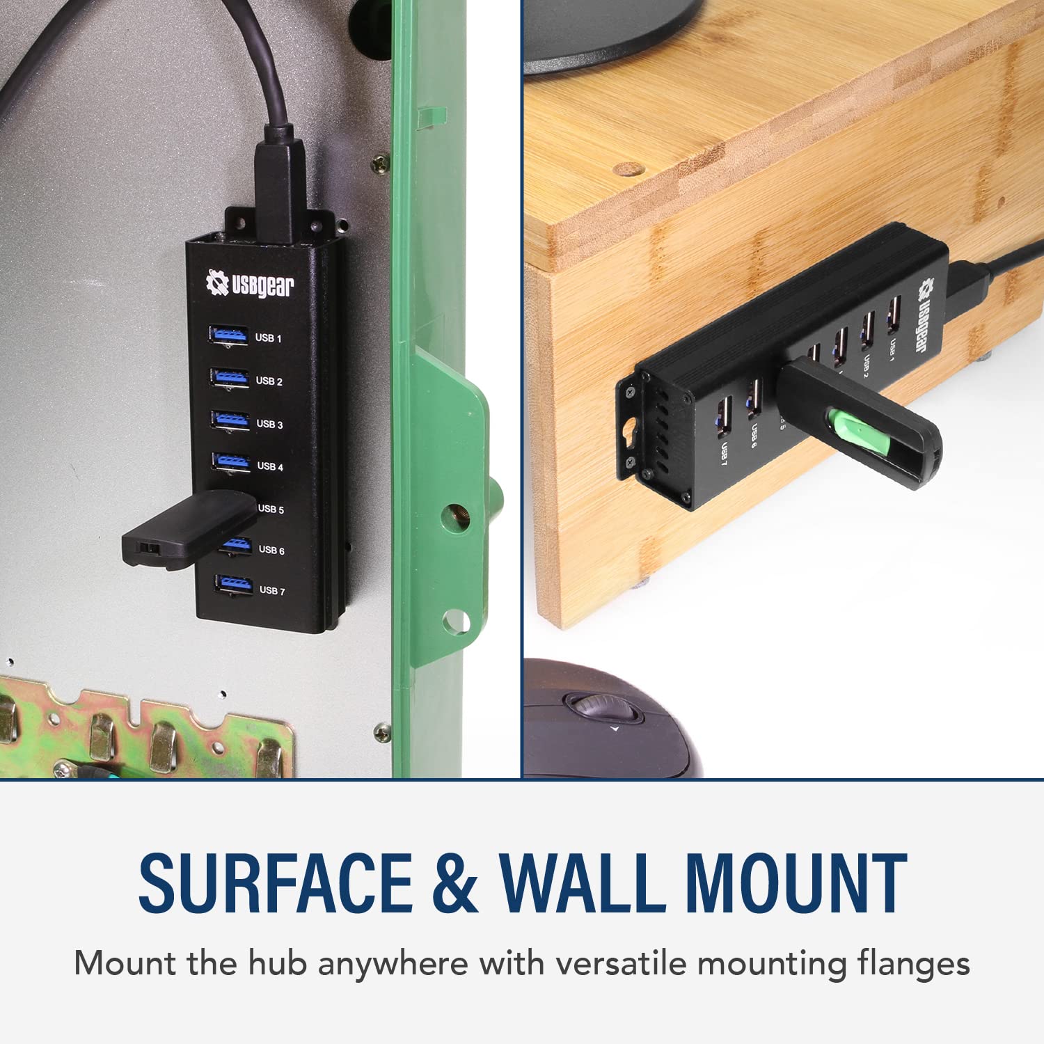 Mua USBGear 7-Port USB 3.0 Mountable Charging and SuperSpeed Data Hub ...