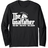 Amazon.com: The Goatfather - Goat Owner Animal Farmer Rancher Farming T ...