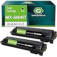 Amazon.com: GREENBOX Compatible MX-500NT High Yield Toner Cartridge Replacement for Sharp MX ...