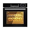 24" Single Wall Oven, Built-in Ovens with Steam and Air Fry Function, 5 ...