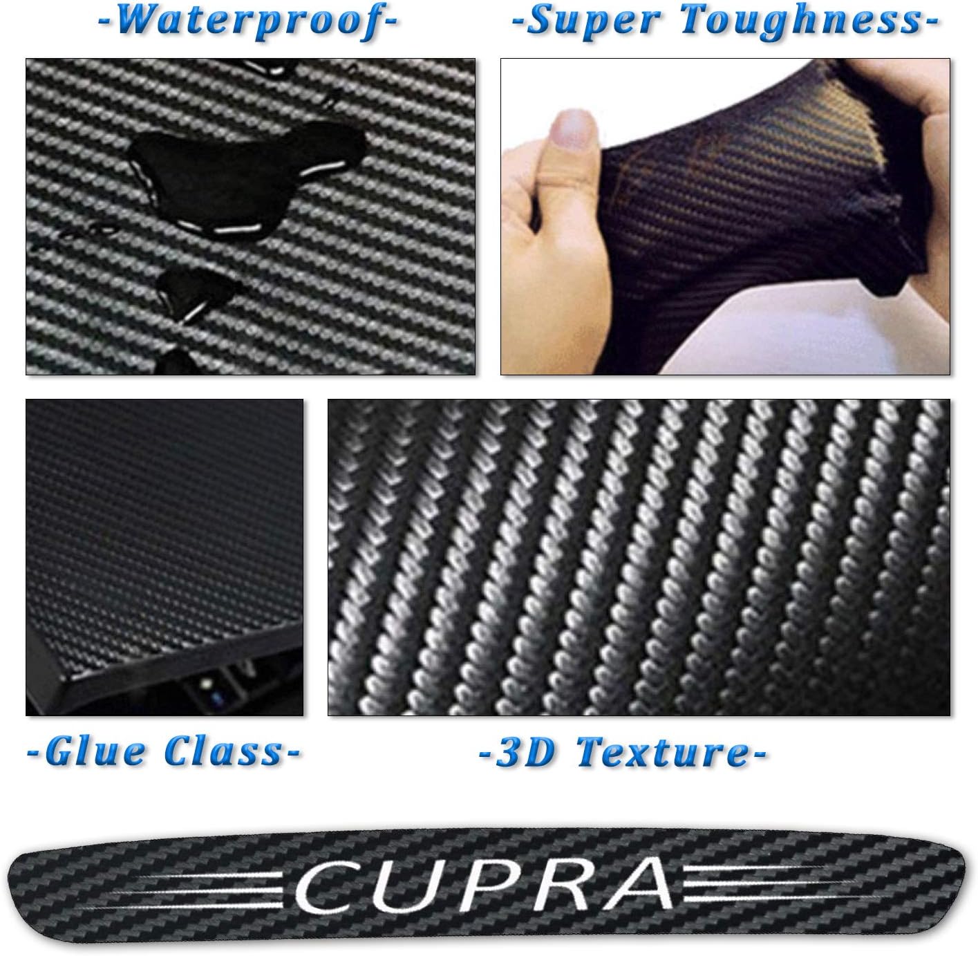 3rd Brake Light Overlay Sticker Seat Leon CUPRA Carbon Fiber Vinyl ...