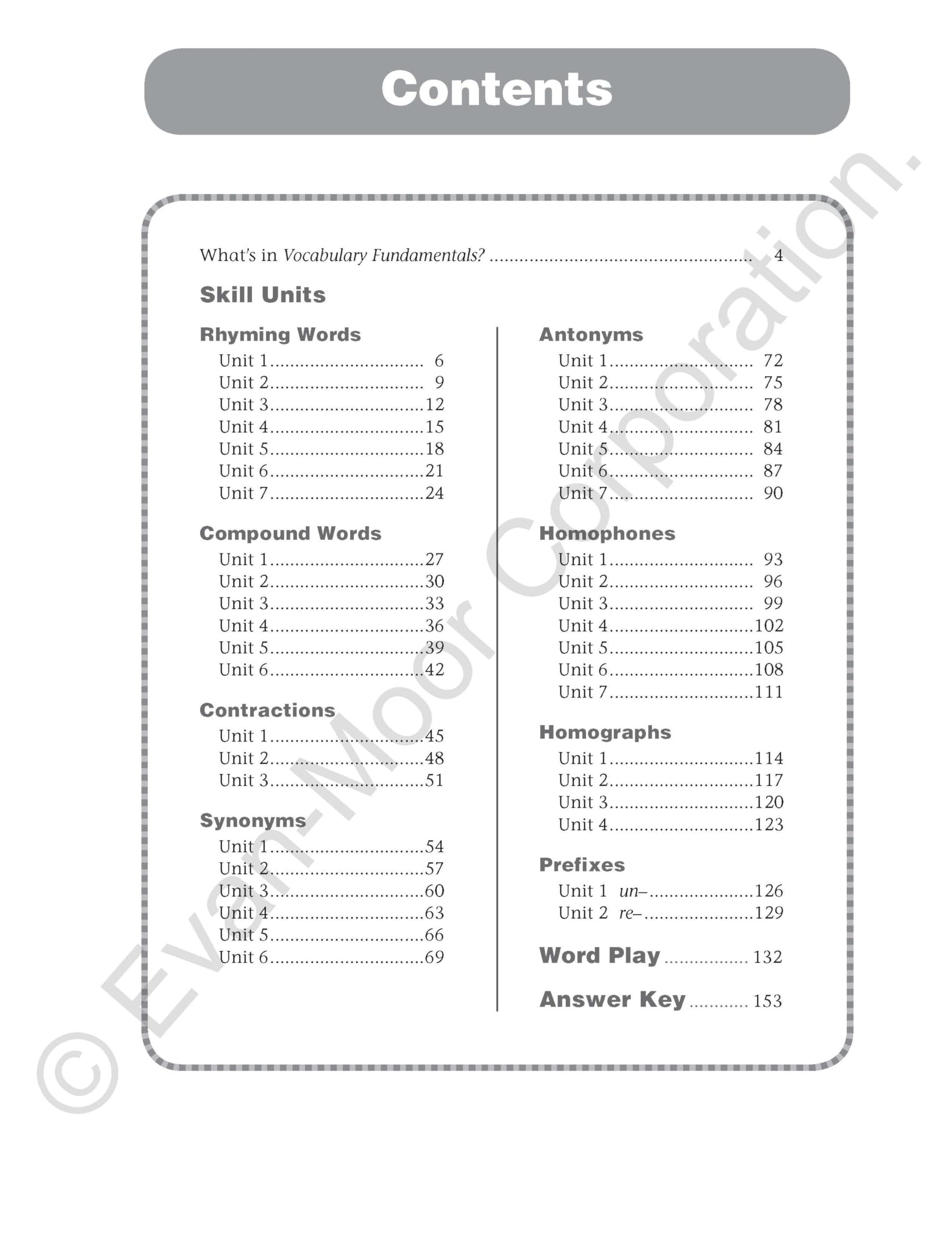 Mua Evan-Moor Vocabulary Fundamentals, Grade 1 Homeschool and Classroom ...