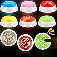 Amazon.com: Syhood 8 Pcs Animal Sounds Buzzers for Trivia Games Family Feud Buzzer with Lights ...