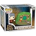 Amazon.com: Funko POP! Town: Lord of The Rings - Bilbo Baggins & Bag ...