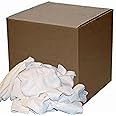 Amazon.com: Burdisco 50 Lb. Box of White Cotton Terry Cleaning/Shop ...