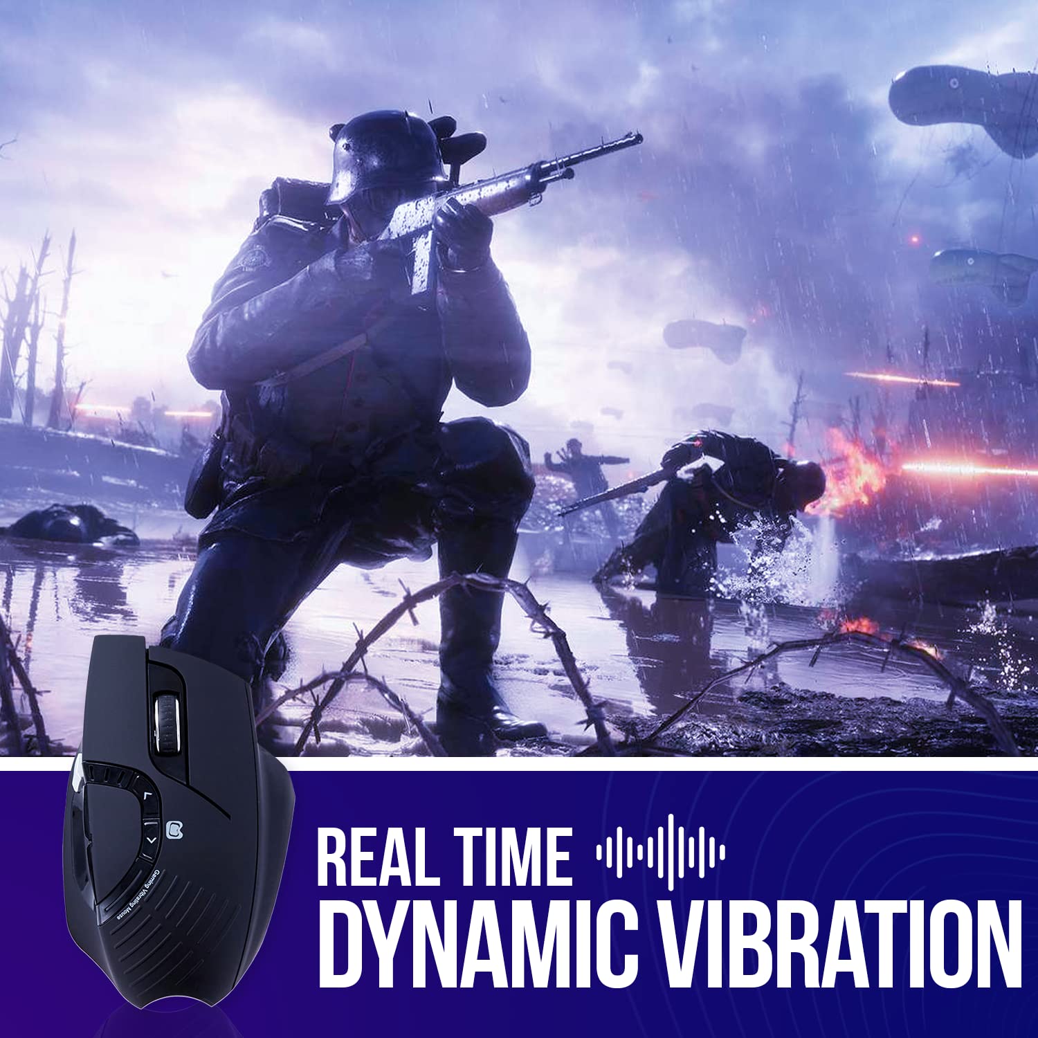 Mua BB 4D Vibration Gaming Mouse SM35 | Sound-Reactive Haptic Sensor ...