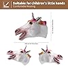 Yolococa Unicorn Puppet Hand Puppets Realistic Soft Latex Rubber Animal ...