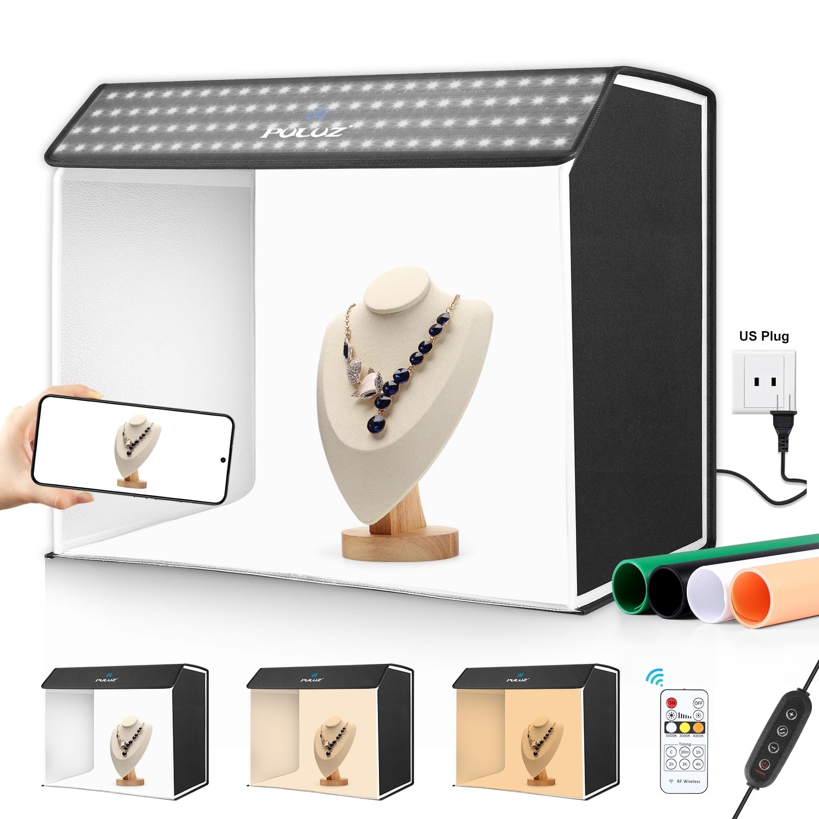 Mua Photo Light Box 24x20x16 Inch Portable Photography Studio Light Box ...