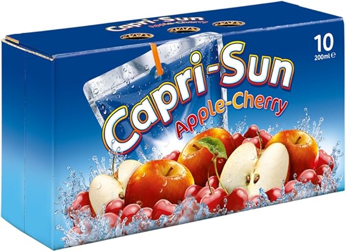 Capri-Sun Apple and Cherry Juice Drink, 10 x 200 ml: Amazon.co.uk: Grocery