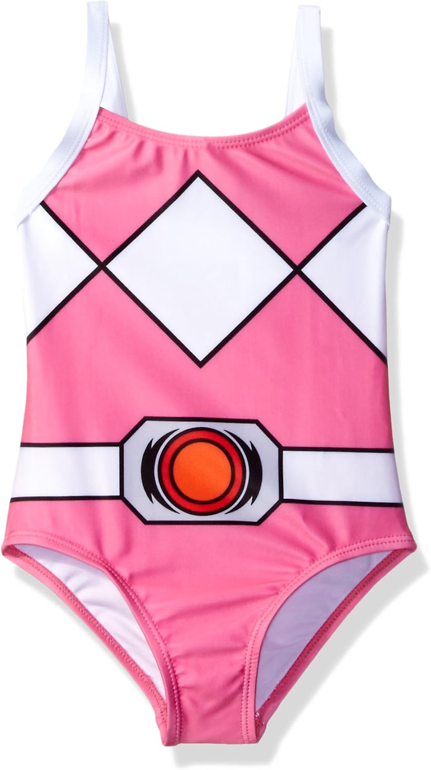 Amazon.com: Power Rangers Girls' Big Swimsuit, Pink, 4: Clothing