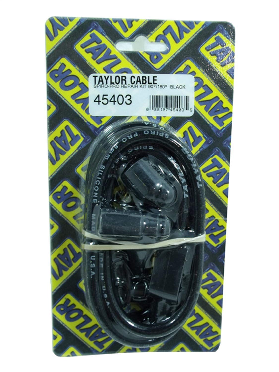 Taylor Cable Spiro-Pro Spark Plug and Coil Wire Repair Kit Black 8mm ...