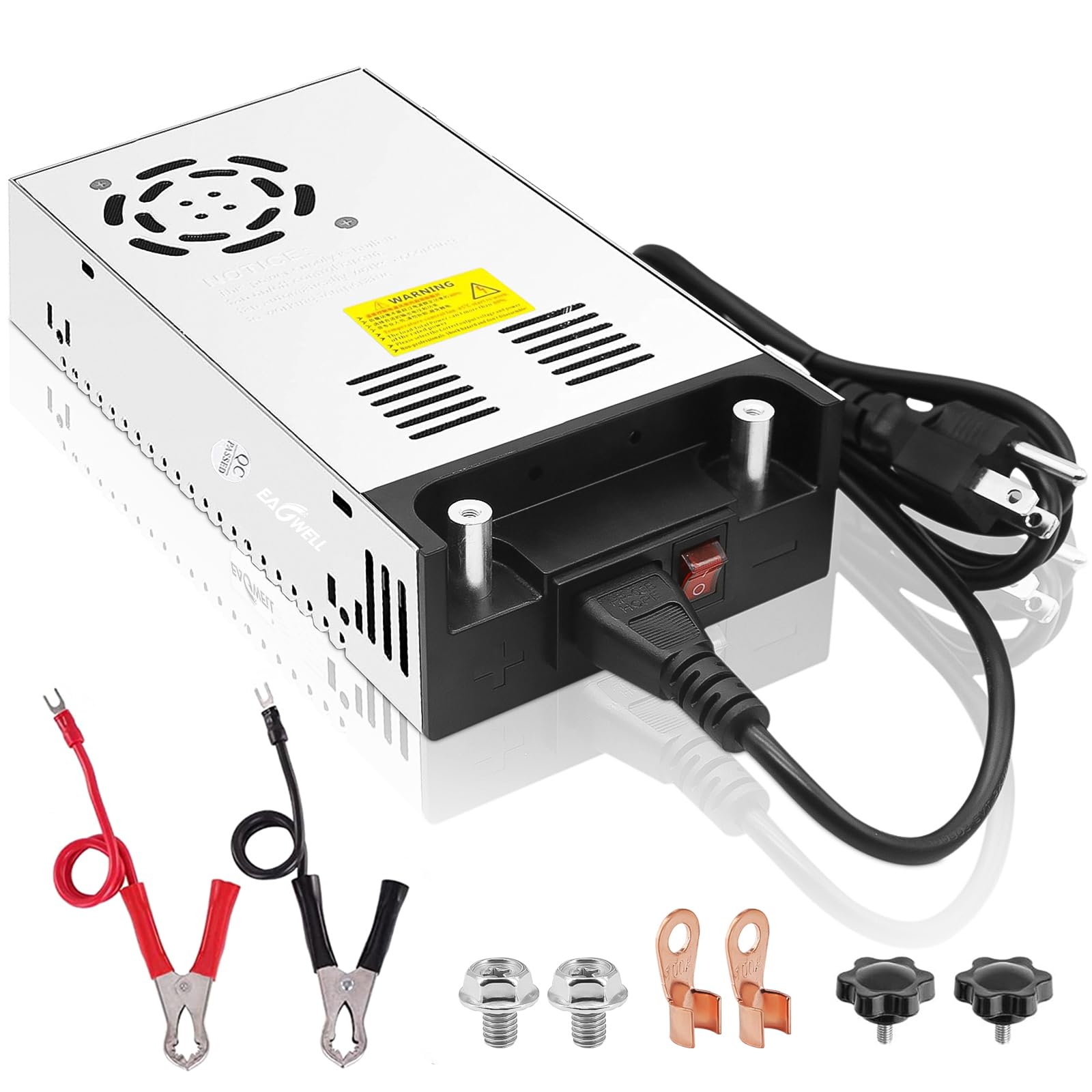 EAGWELL AC to DC Converter 110V to 12V, Universal SMPS 360W Switching ...