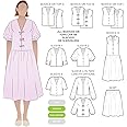 Amazon.com: Style Arc Sewing Pattern - Porter Woven Dress and Top ...