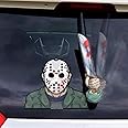 Amazon.com: Hockey Masked Machete Killer WiperTags with Decal attaches ...