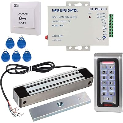 WiFi Outswinging Door Access Control Kit with 600lbs Electromagnetic ...