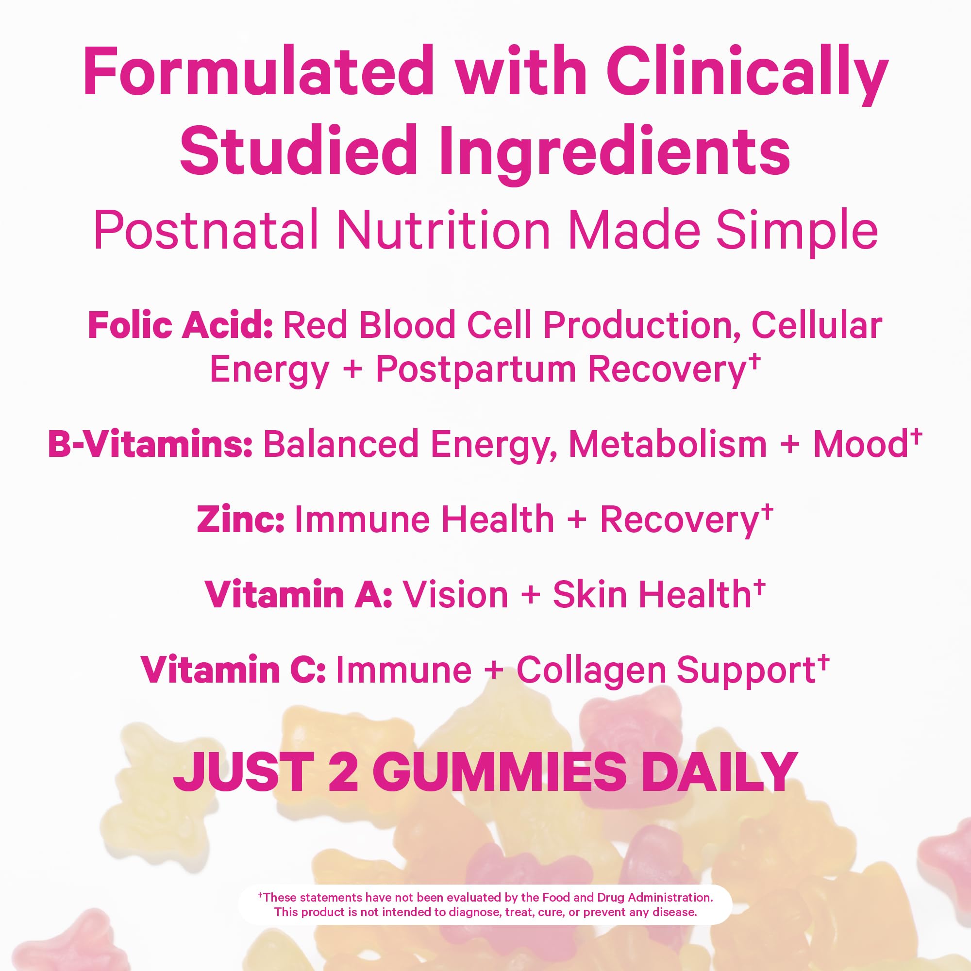 Mua Pink Stork Total Postnatal Vitamin Gummies - Multivitamin for ...