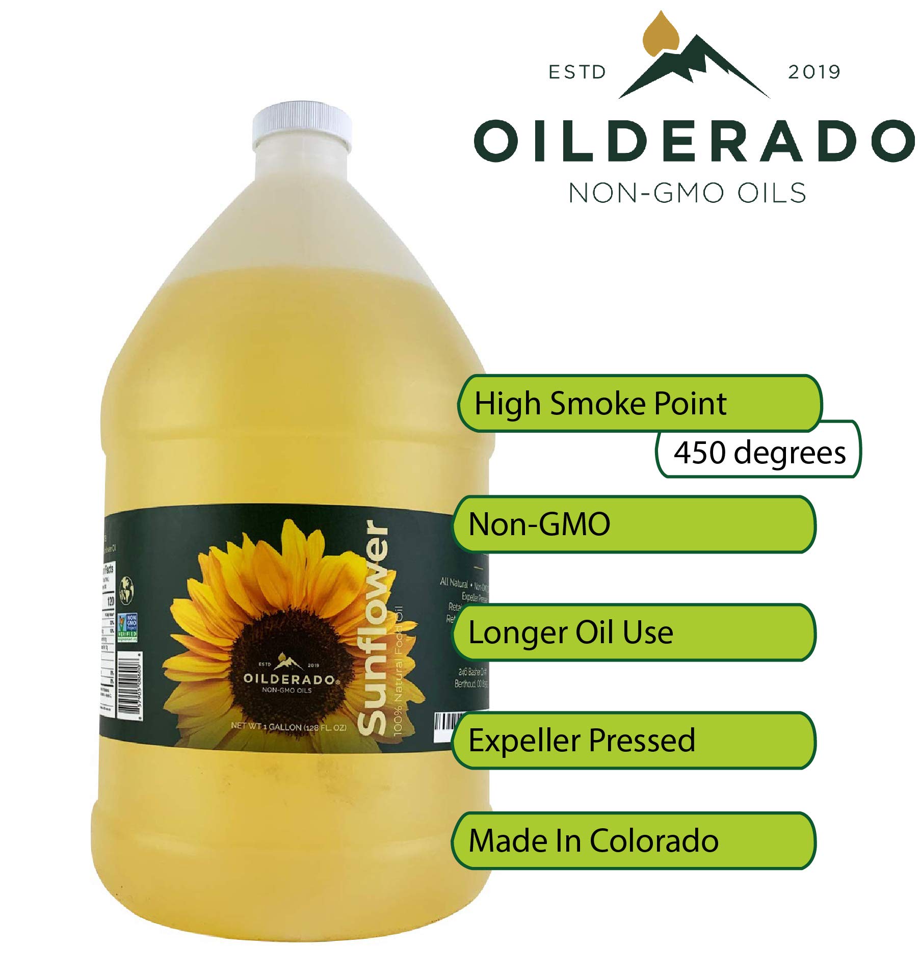 Mua Oilderado Sunflower Oil, Naturally Expeller Pressed, Non-GMO ...