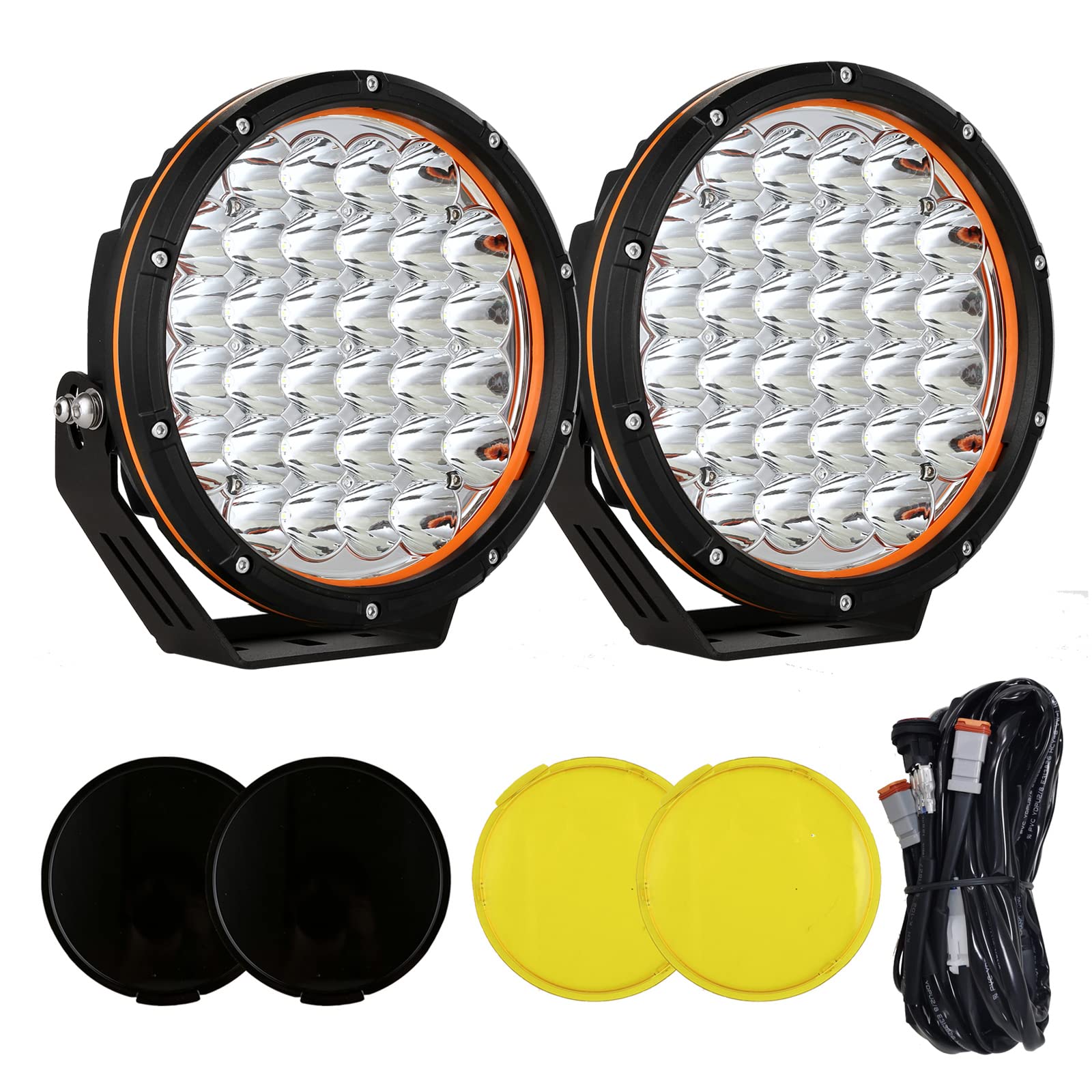 BIGLION.X 9 inch Round Led Offroad Lights Offroad Driving Lights Super ...