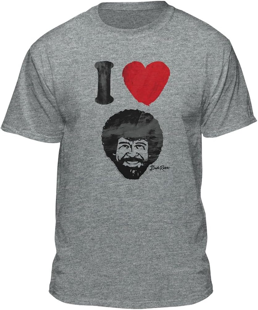 I Heart Bob Ross Officially-Licensed T-Shirt: Amazon.ca: Clothing ...