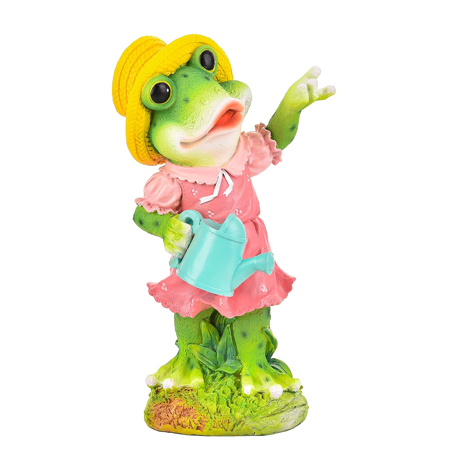Sungmor Frog Garden Statue Outdoor Decor, Resin Hard-Working Frog ...