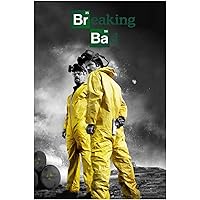 Amazon.com: Breaking bad Poster Canvas Wall Art for Room Aesthetic ...