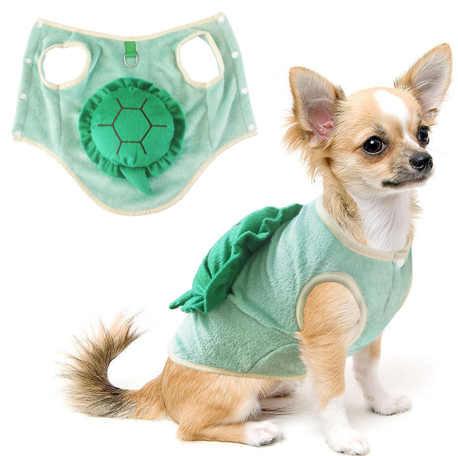Idepet Dog Costume Turtle Pet Cat Halloween Tortoise Costumes Funny ...