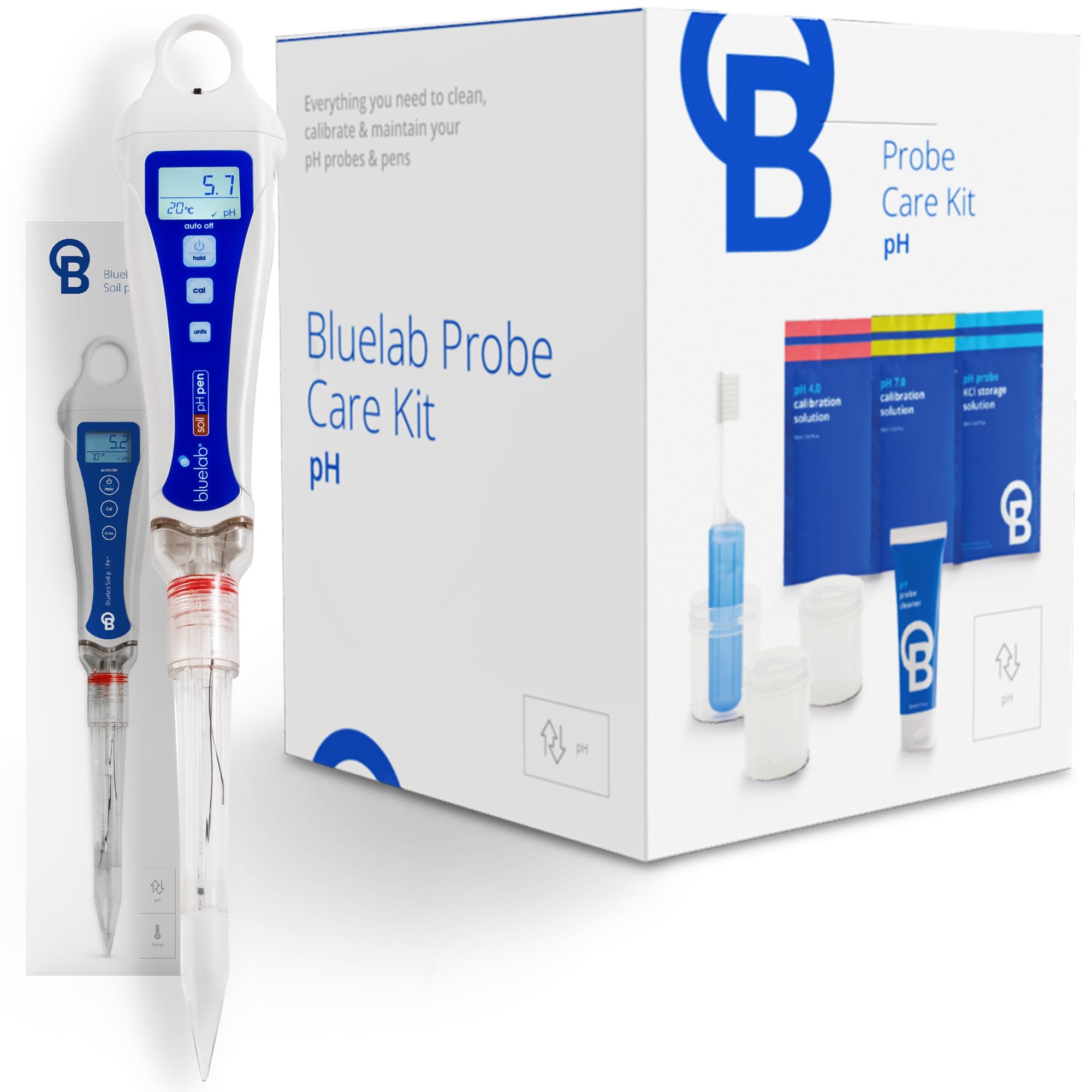 Mua Bluelab Soil pH Pen and Probe Care Kit pH Bundle with Calibration ...