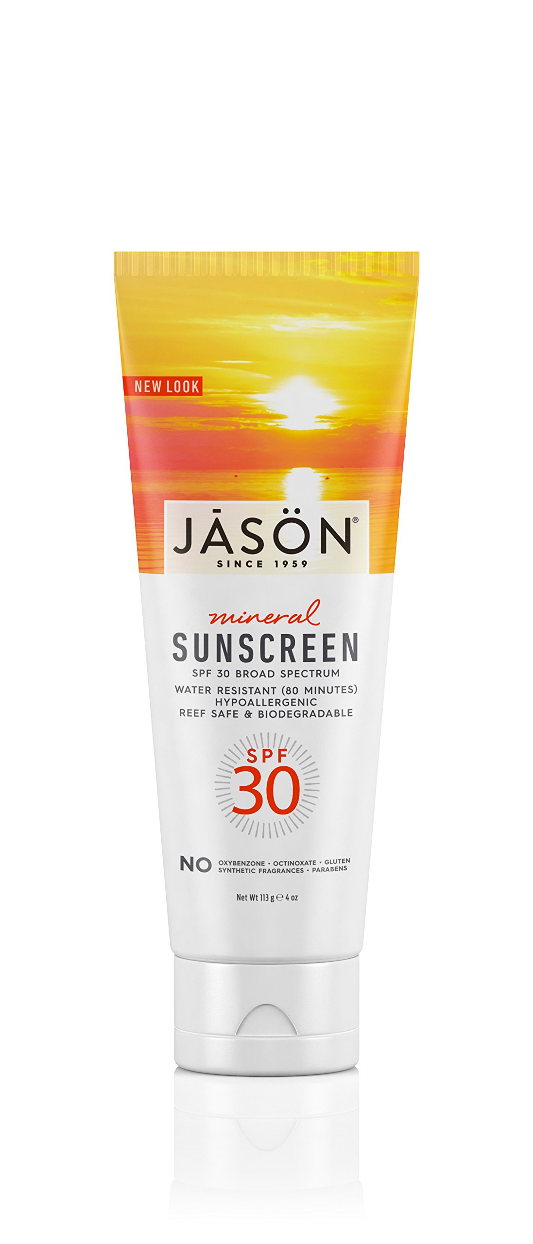 Amazon.com: Jason Mineral Based Sunscreen Lotion SPF 30 4 oz (Pack of 2 ...