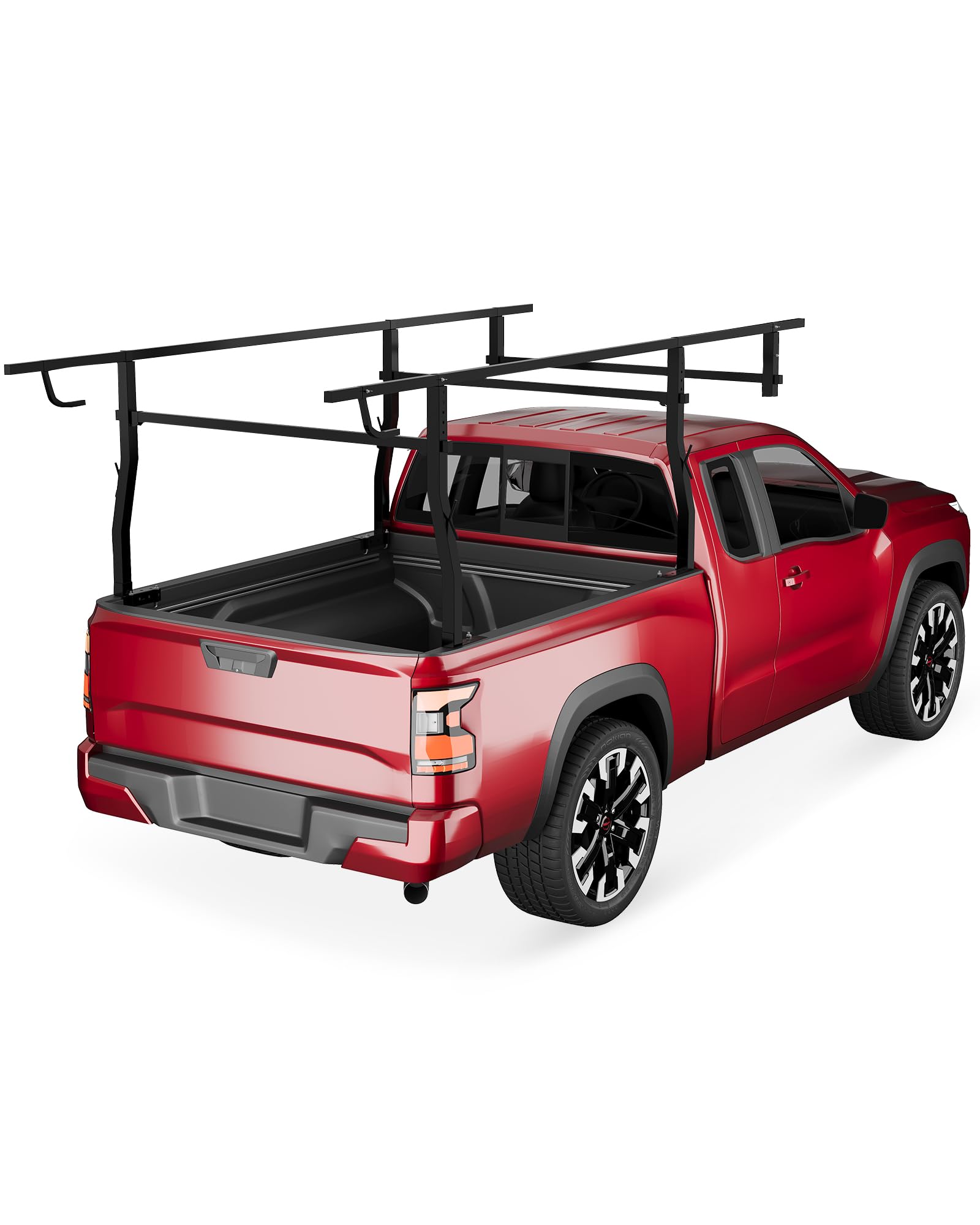 Full Size Steel Truck Ladder Rack, 1000lbs Universal Over-Cab Ladder ...