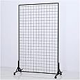 Amazon.com: LXBAMKEA Floor Standing Gridwall Mesh Display Panel, Retail ...