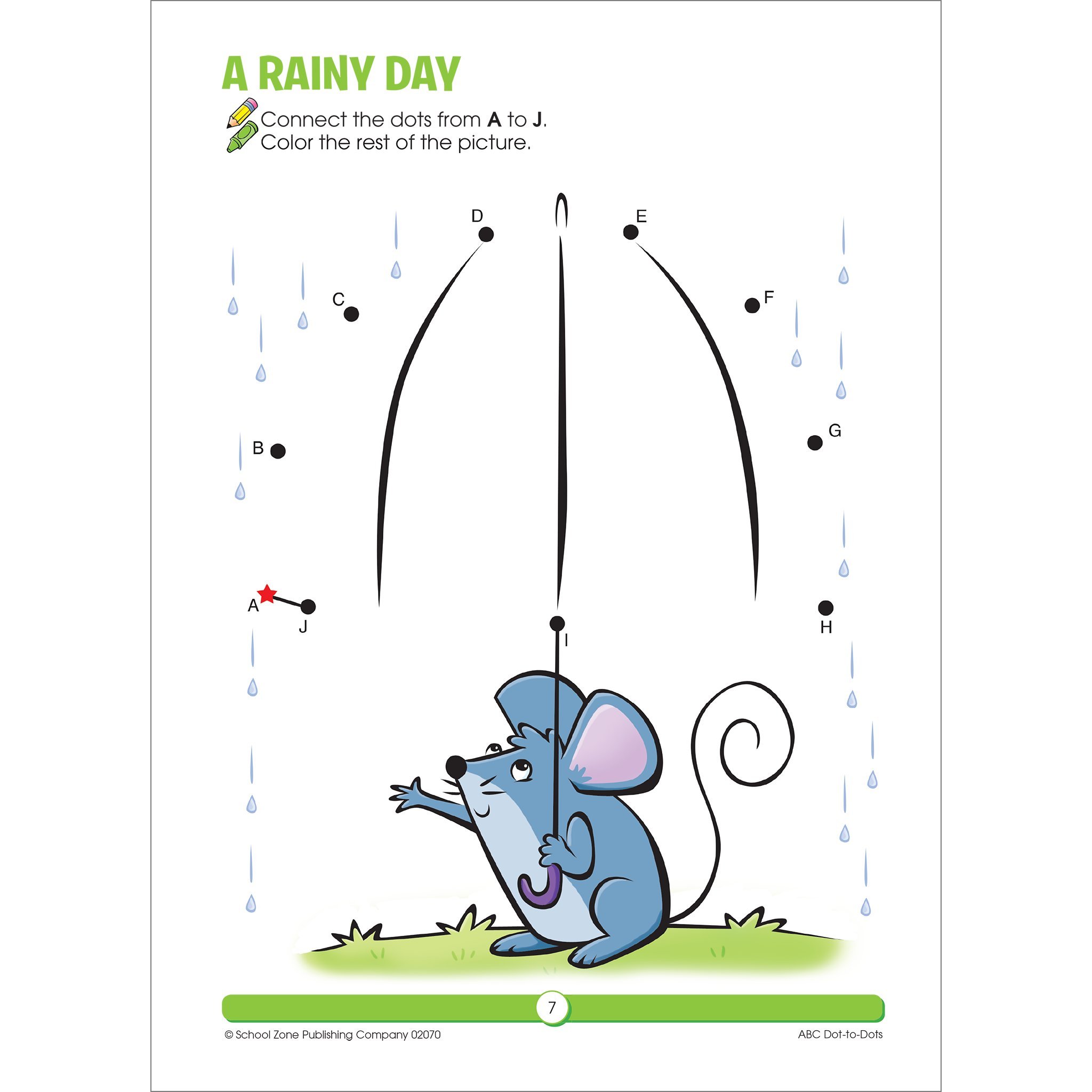 Mua School Zone ABC Dot-to-Dots Workbook: Preschool, Kindergarten ...