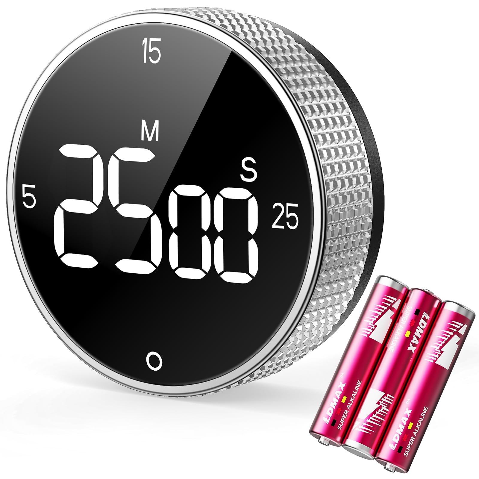 Digital Kitchen Timer with Magnetic, Large LED Display Countdown ...