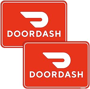 Amazon.com: GEEKBEAR Doordash Driver Car Magnet (2 Pack) - Doordash ...