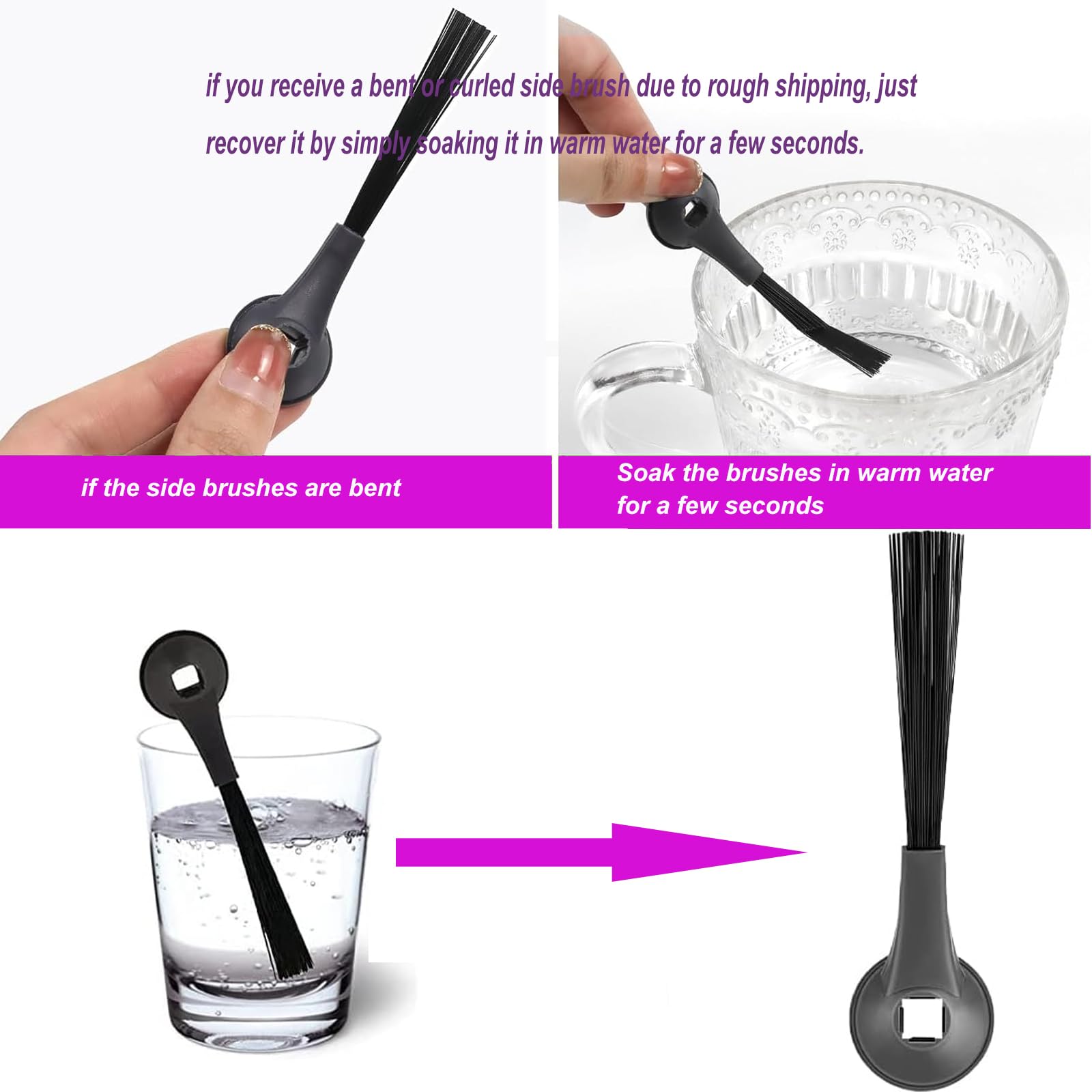 Mua PELLYDA Replacement Parts for Shark Robot,Replacement Side Brushes ...