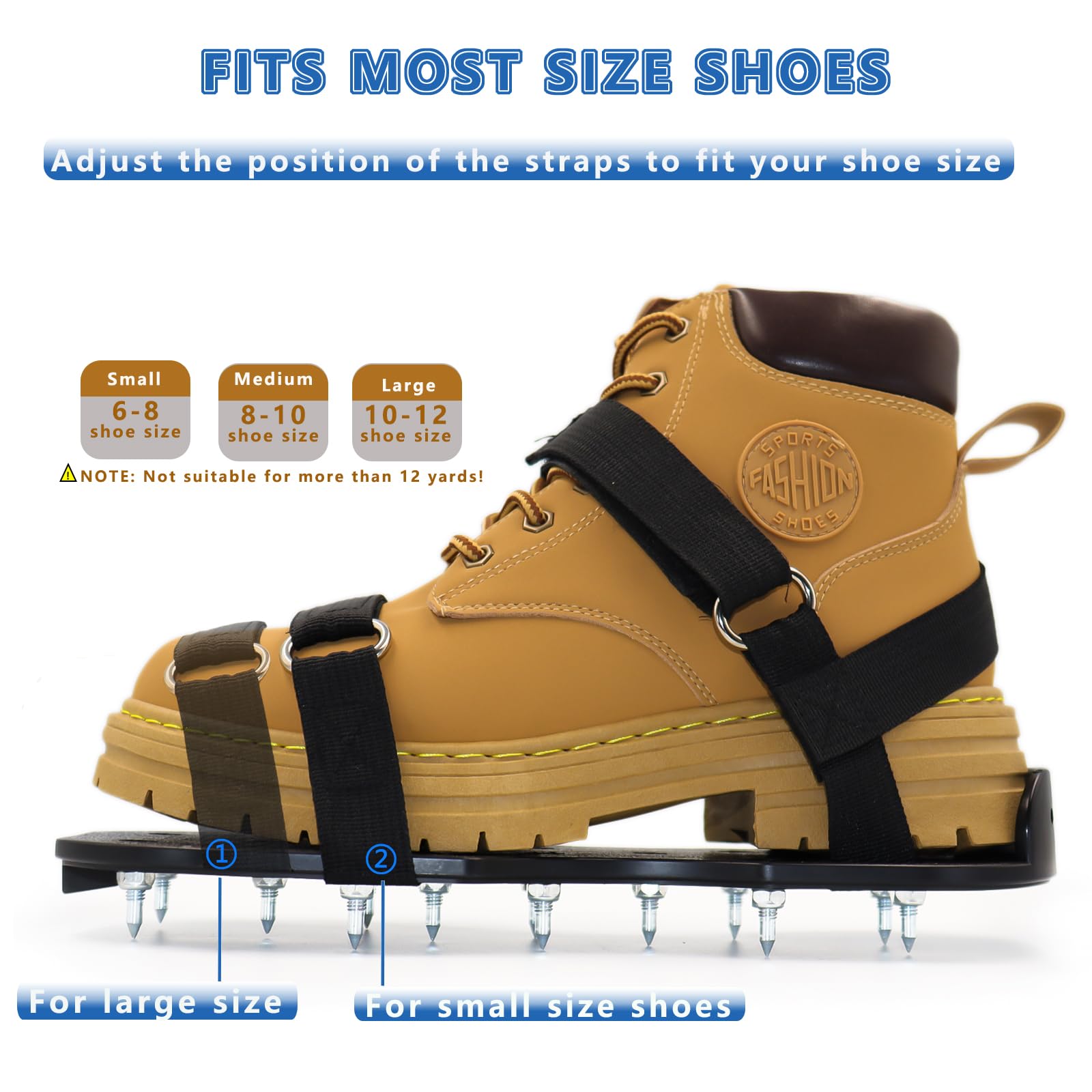 Mua Kaoer Epoxy Shoes, Fully Assembled Gunite Spiked Shoes with 3/4 ...