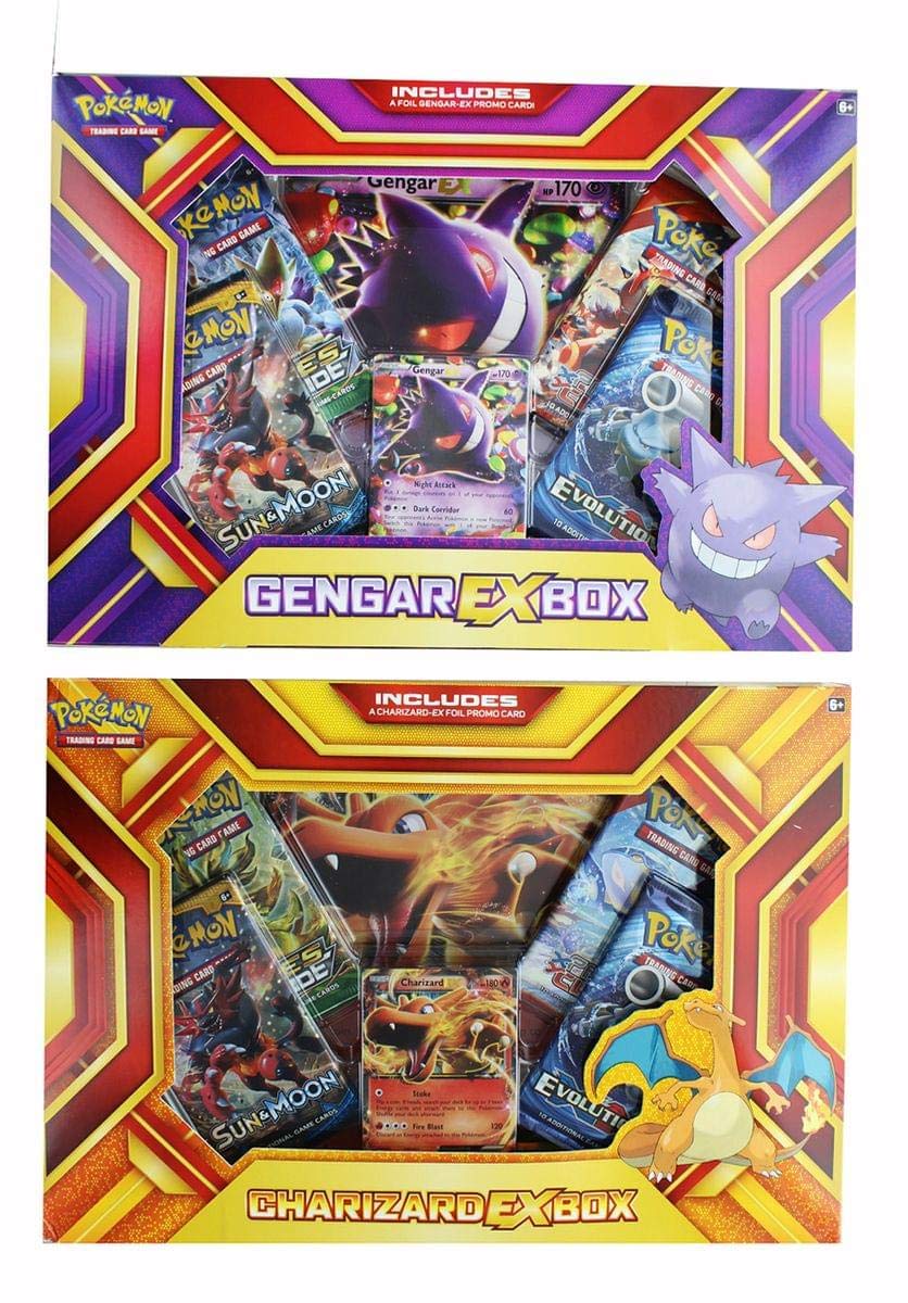 Buy Pokemon Trading Card Game Sets- Pack of Two – Charizard Ex Box and ...