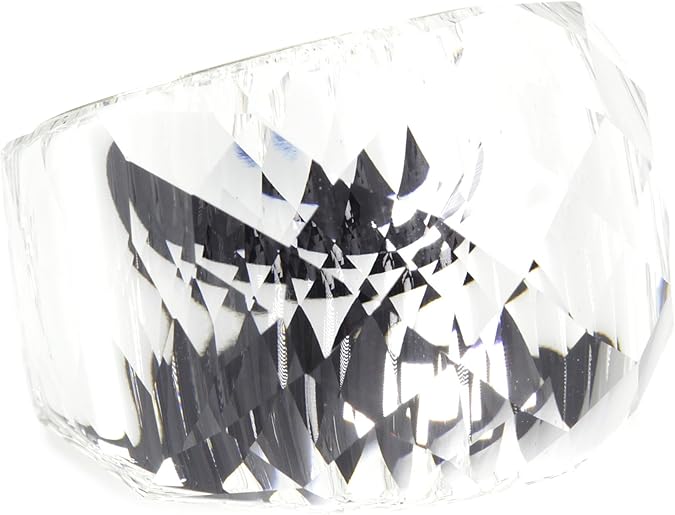 Swarovski Nirvana Ring Clear White Silver Plated Size 60 Extra Large UK ...