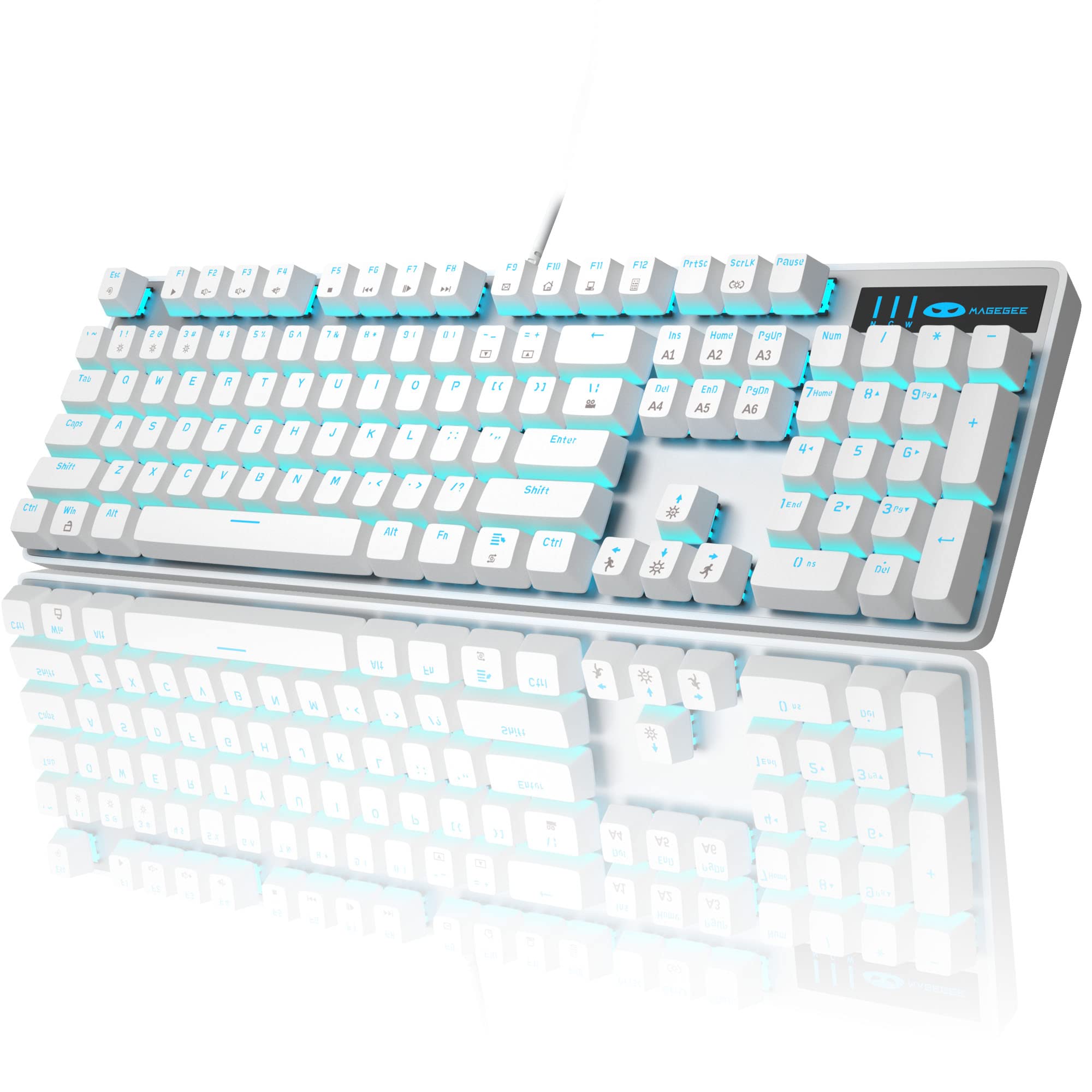 Mua MageGee Mechanical Gaming Keyboard, Wired USB Adjustable Backlight ...