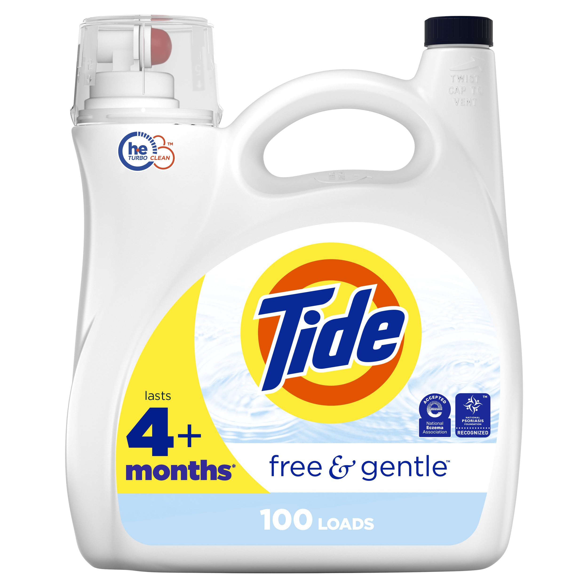 Mua Tide Free & Gentle Liquid Laundry Detergent, 132 fl oz, 100 Loads ...