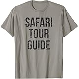 Amazon.com: Safari Tour Guide Funny Easy Joke Halloween Costume T-Shirt ...