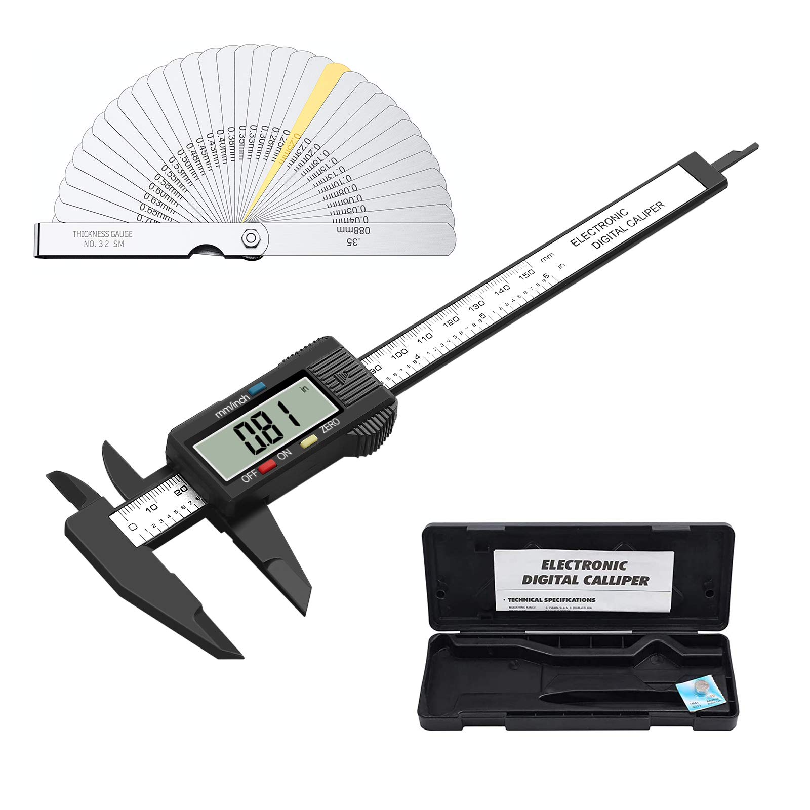 Mua Digital Caliper 6 Inch,Electronic Vernier Caliper 150mm,Stainless ...