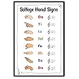 Amazon.com: 16x24" - Solfege Hand Signs Poster Unframed, Music Classroom, Music Theory, Solfege ...