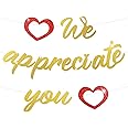 Amazon.com: Engrowtic Pre Strung We Appreciate You Banner with Letter ...